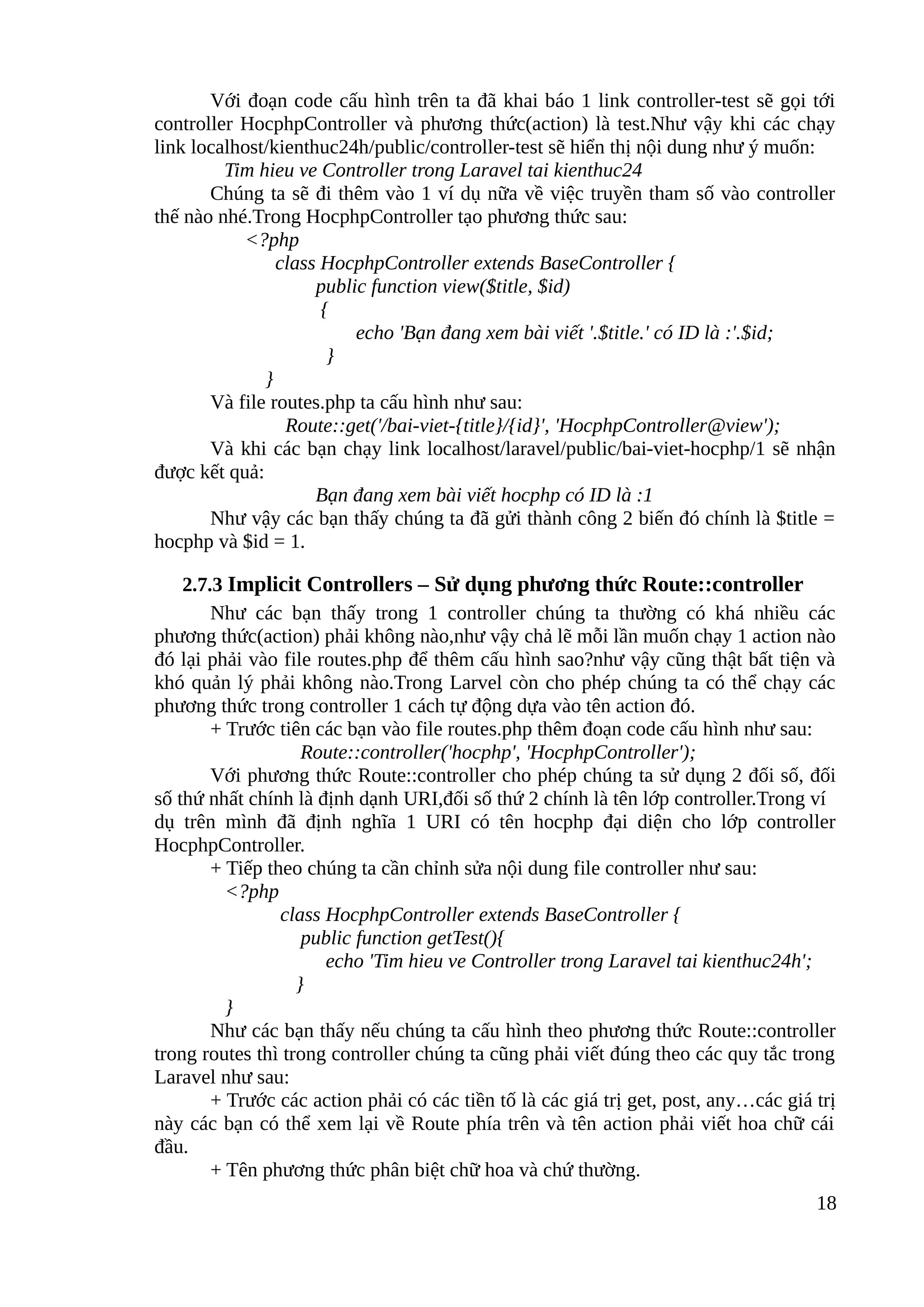 Báo cáo thực tập tốt nghiệp xây dựng website bằng laravel | PDF