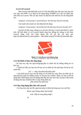 Báo cáo thực tập tốt nghiệp xây dựng website bằng laravel | PDF