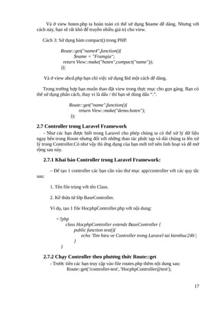 Báo cáo thực tập tốt nghiệp xây dựng website bằng laravel | PDF