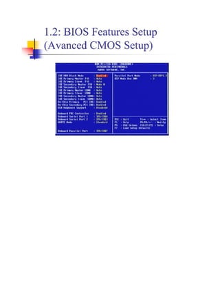 Báo cáo thiết lập cmos | PDF