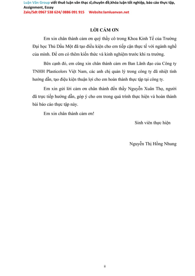 Báo cáo tốt nghiệp Nâng cao chất lượng quy trình tuyển dụng nhân sự tại công ty TNHH ...