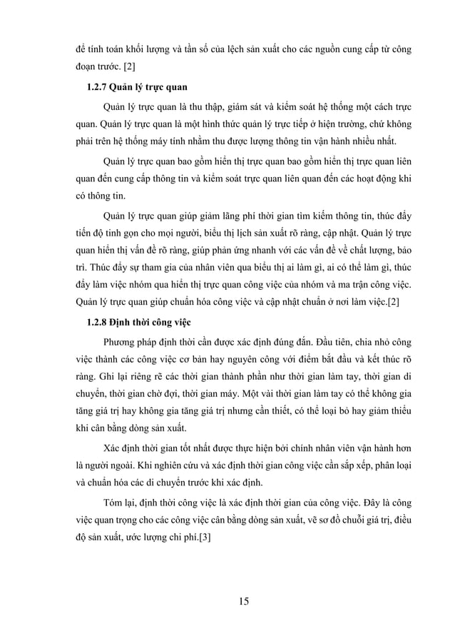 Báo cáo tốt nghiệp Áp dụng Lean nhằm khắc phục lãng phí trong quy trình sản xuất tại công ty CP ...