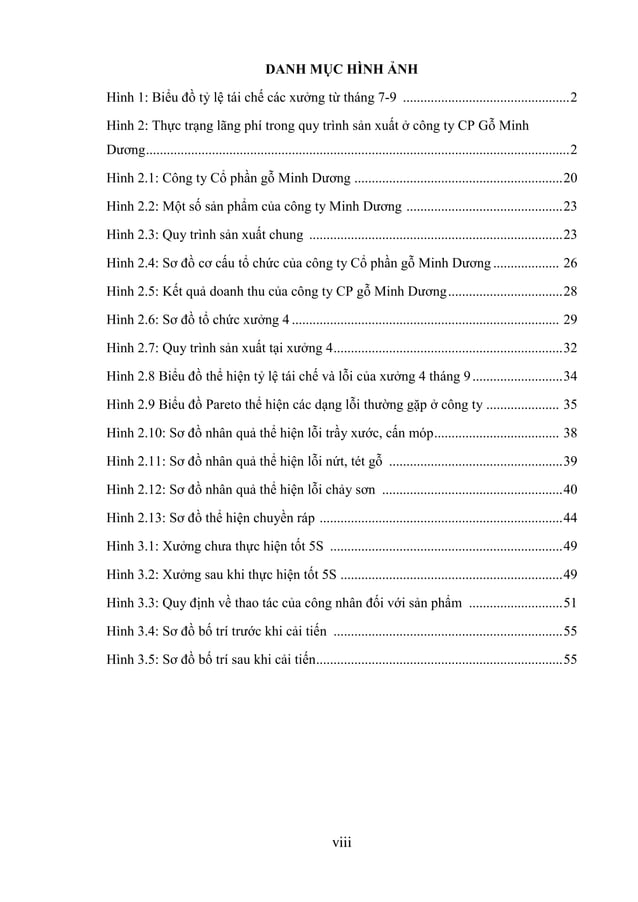 Báo cáo tốt nghiệp Áp dụng Lean nhằm khắc phục lãng phí trong quy trình sản xuất tại công ty CP ...