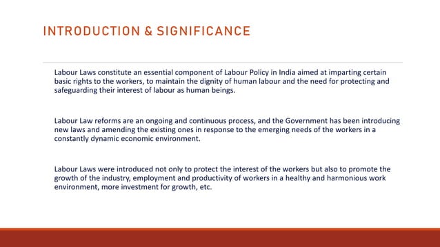 BOCW Presentation for statutory Compliance.pptx | Construction Industry | Industries