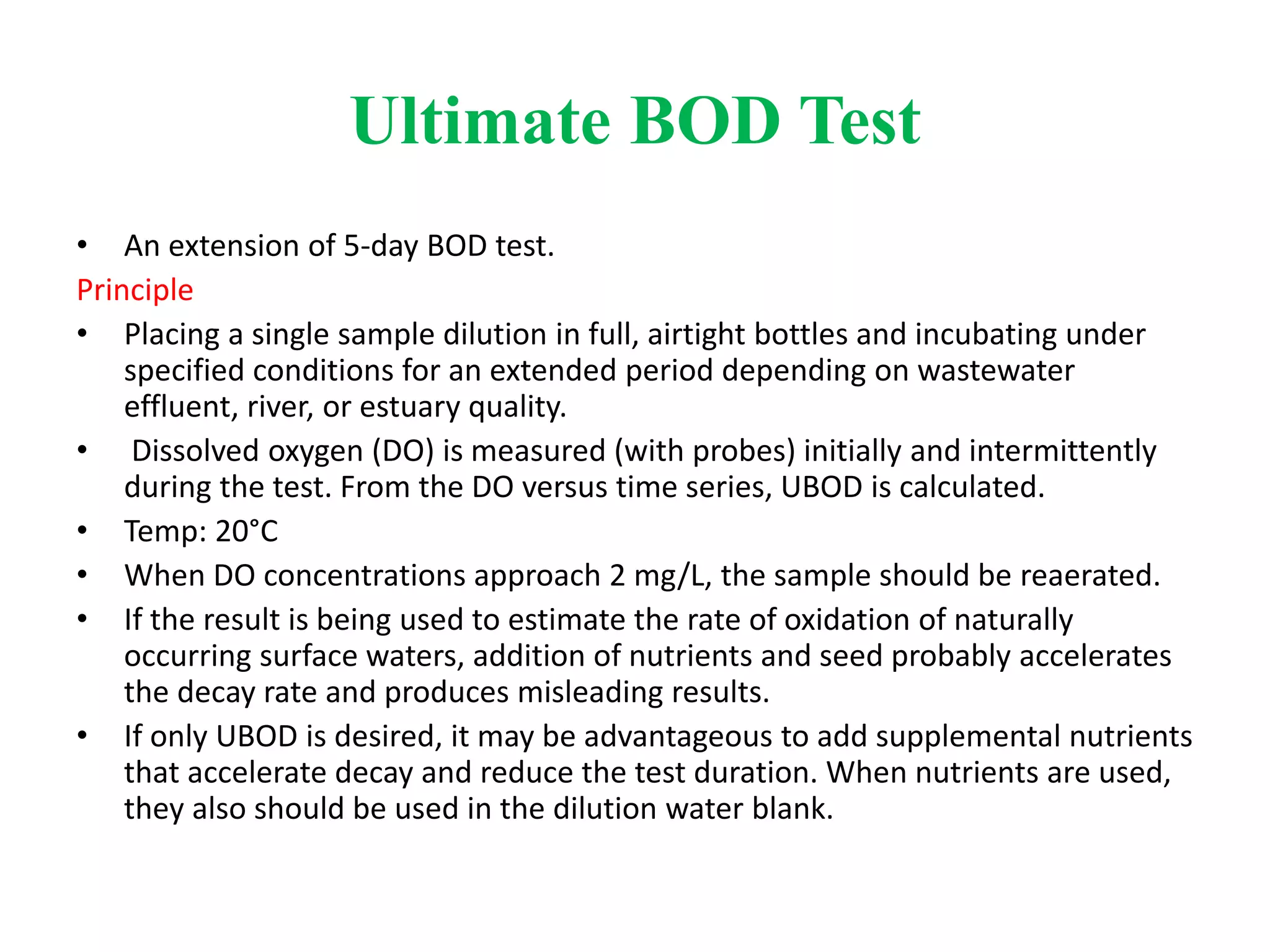 BOD Analysis as per APHA Manual | PPTX