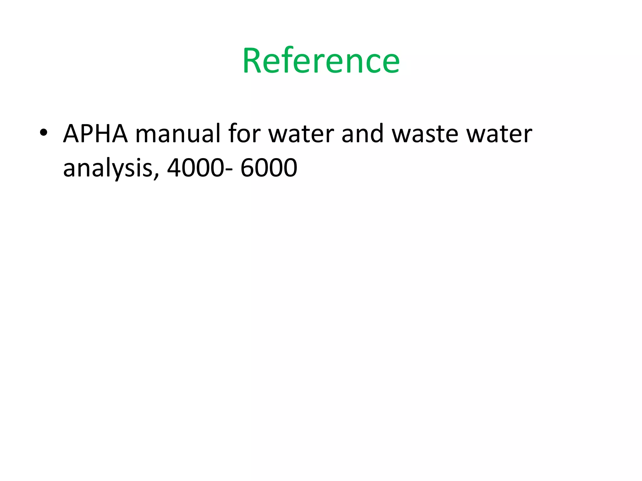 BOD Analysis as per APHA Manual | PPTX