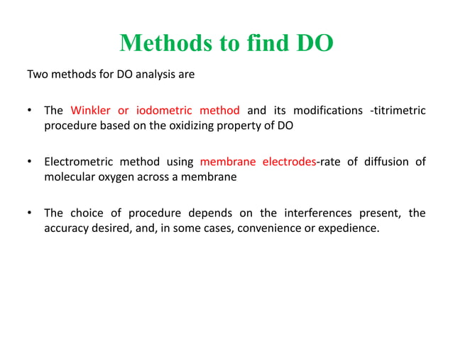 BOD Analysis as per APHA Manual | PPTX | Chemistry | Science