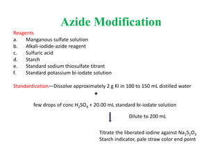 BOD Analysis as per APHA Manual | PPTX
