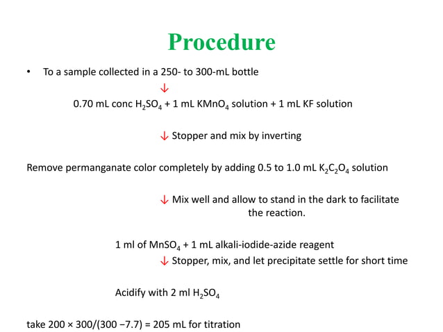 BOD Analysis as per APHA Manual | PPTX | Chemistry | Science