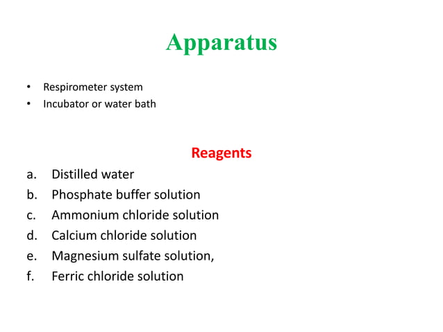 BOD Analysis as per APHA Manual | PPTX | Chemistry | Science
