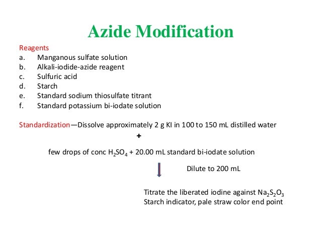 BOD Analysis as per APHA Manual