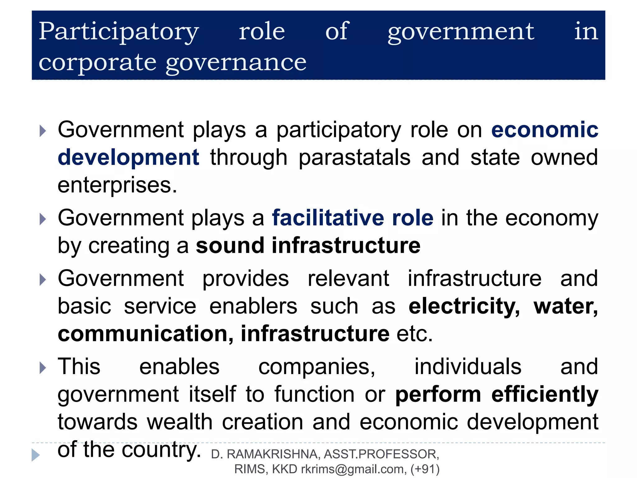 corporate governance by drk | PPTX