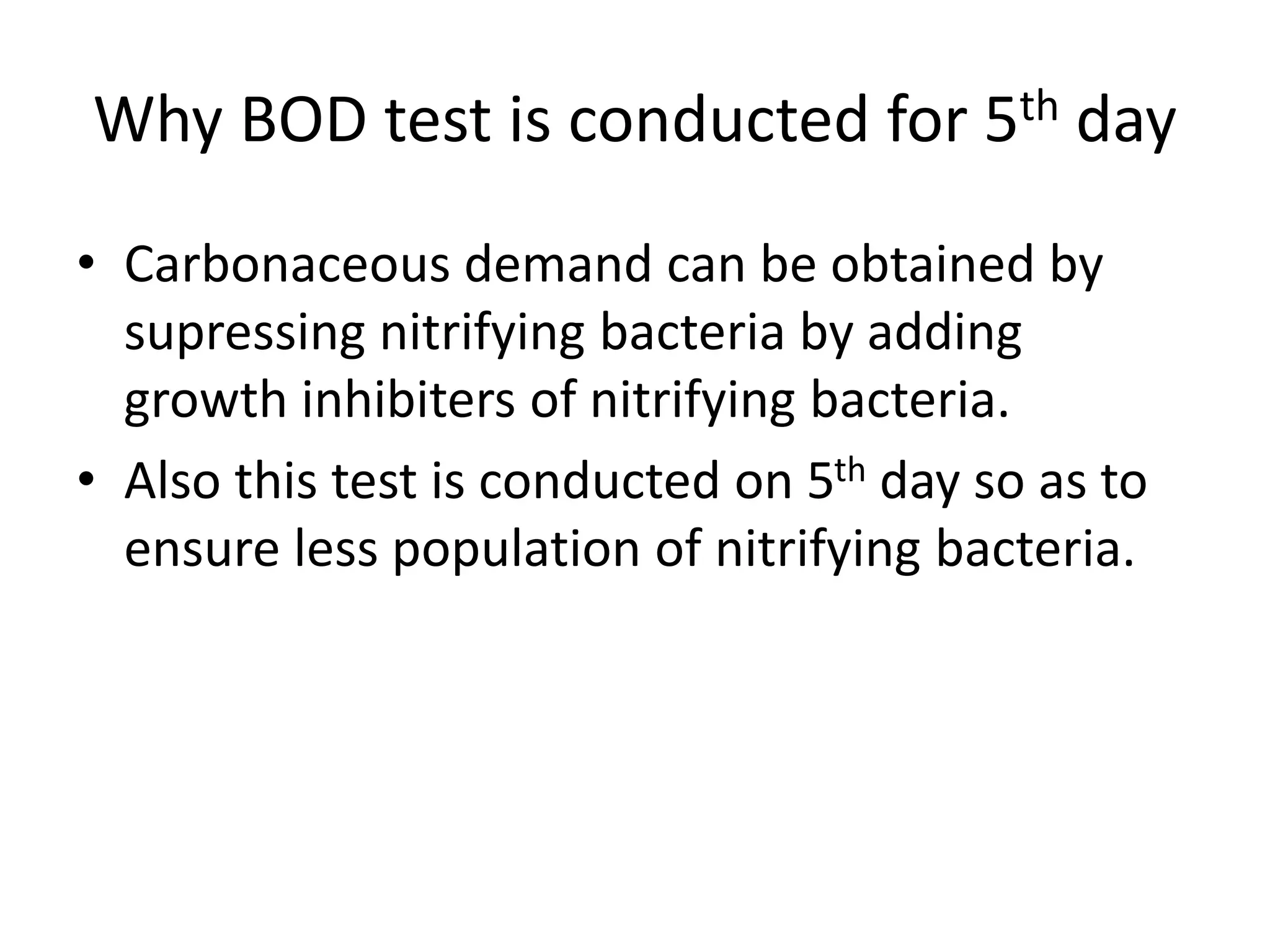 Biochemical Oxygen Demand (BOD) | PPTX