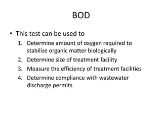 Biochemical Oxygen Demand (BOD) | PPTX