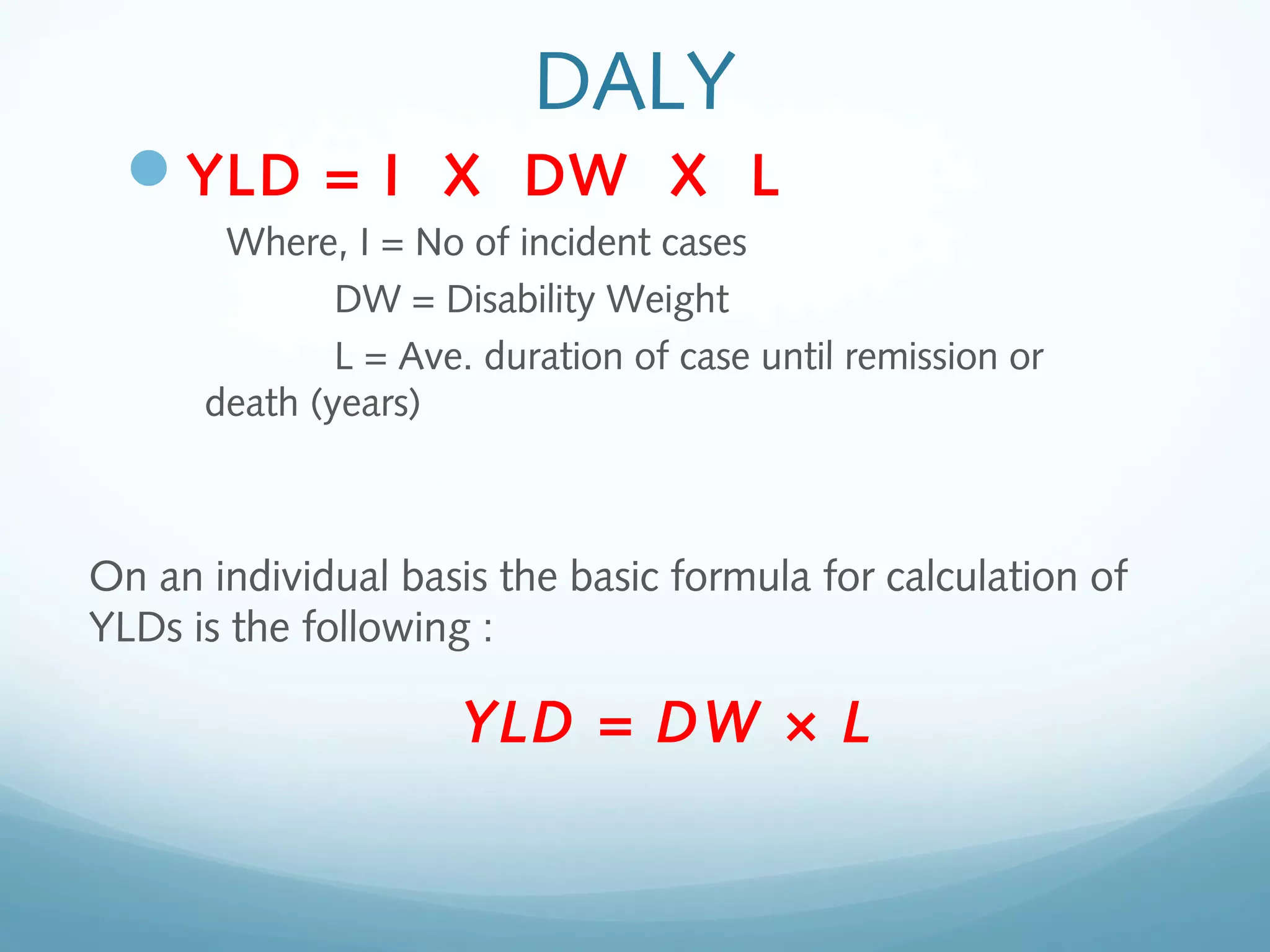 Burden of Disease Analysis | PPT