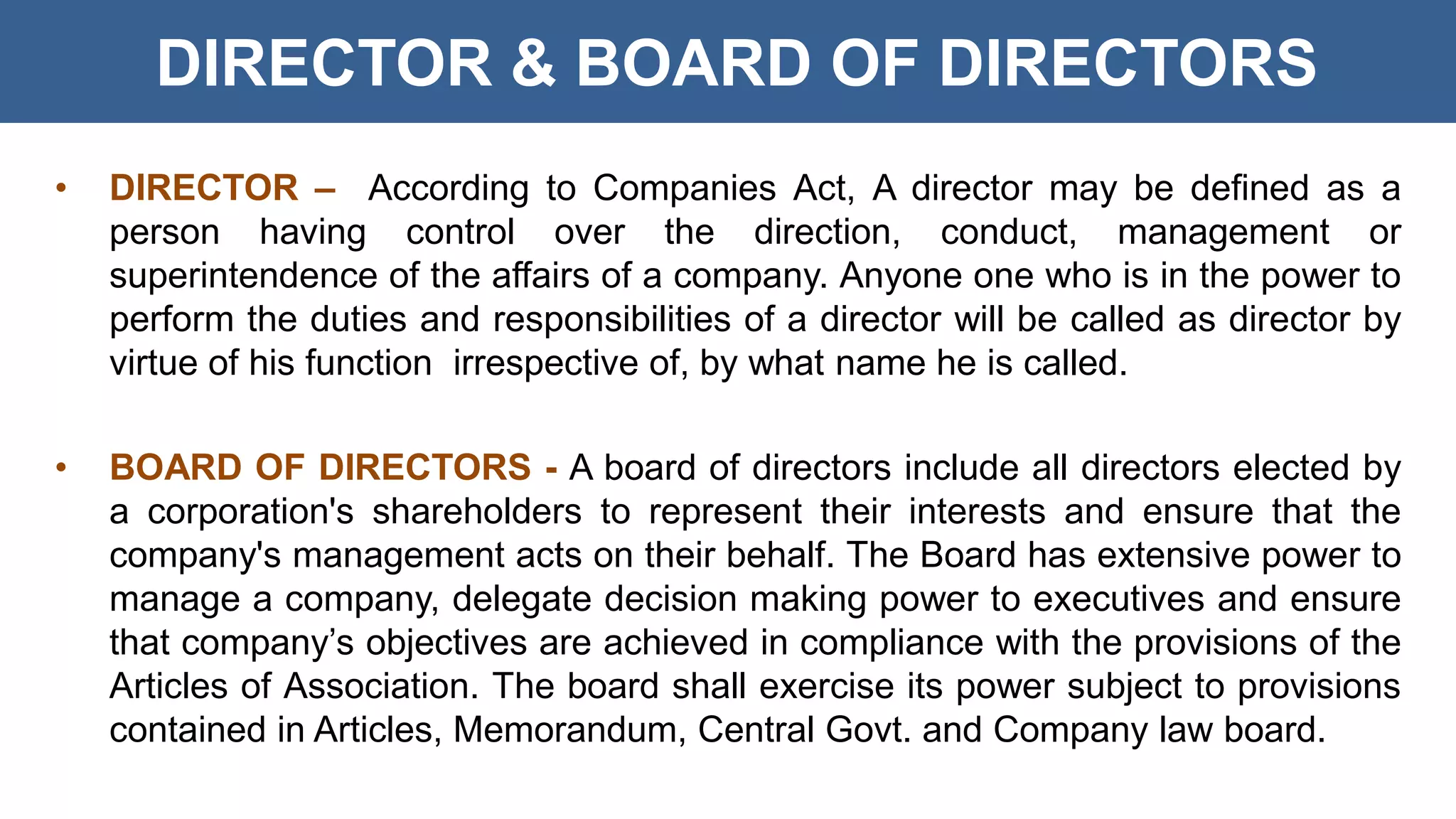 Board of Directors | PPTX