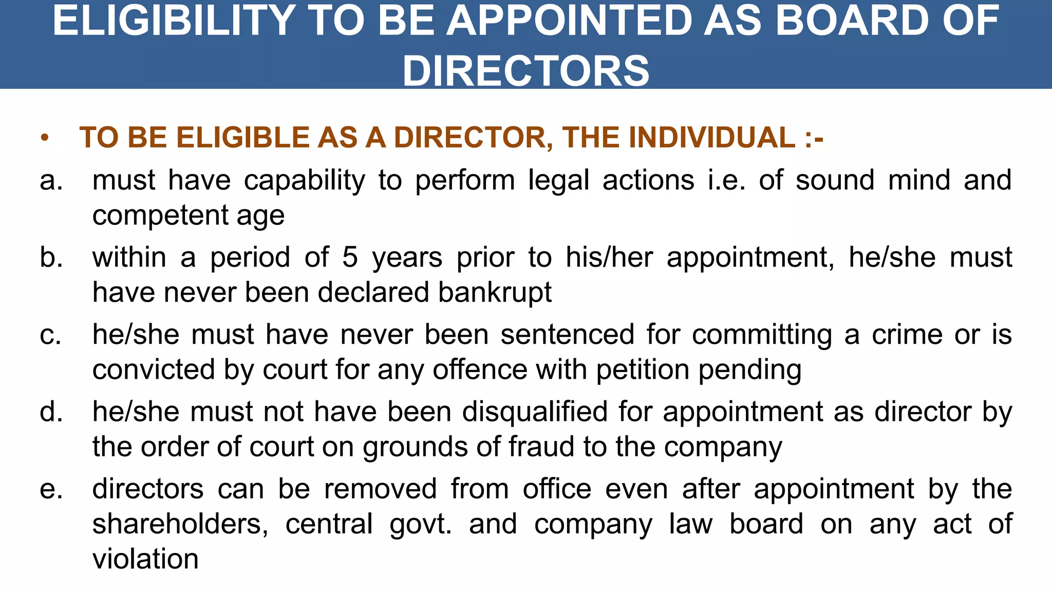 Board of Directors | PPTX