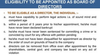 Board of Directors | PPTX