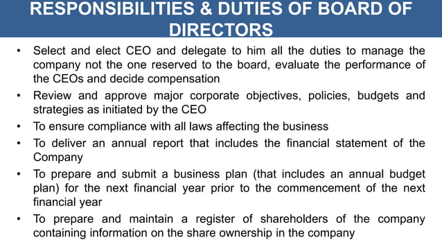 Board of Directors | PPTX