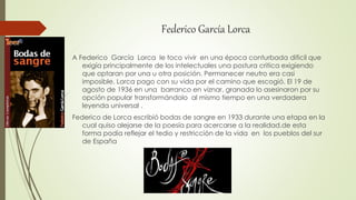 Bodas de sangre | PPTX