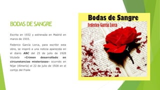Bodas de sangre | PPTX