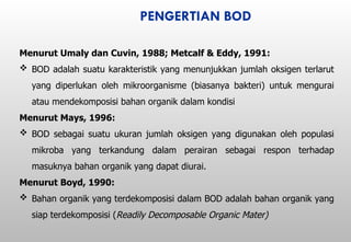 Cara Analisis BOD, COD pada air dan air limbah.ppt