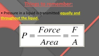 Physics "pressure" class 7 | PPTX