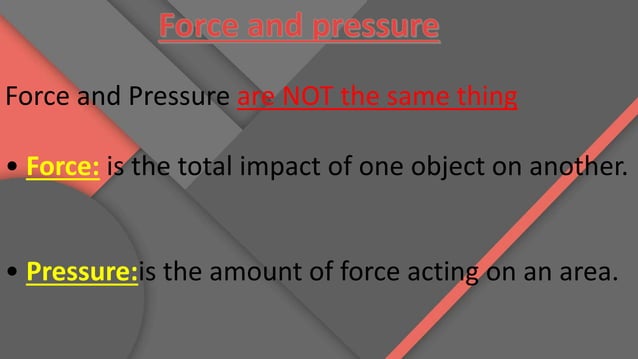 Physics "pressure" class 7 | PPTX