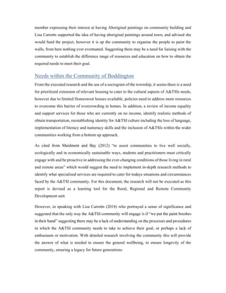 Boddington Aboriginal and TSI Community Profile Report 2018 | PDF