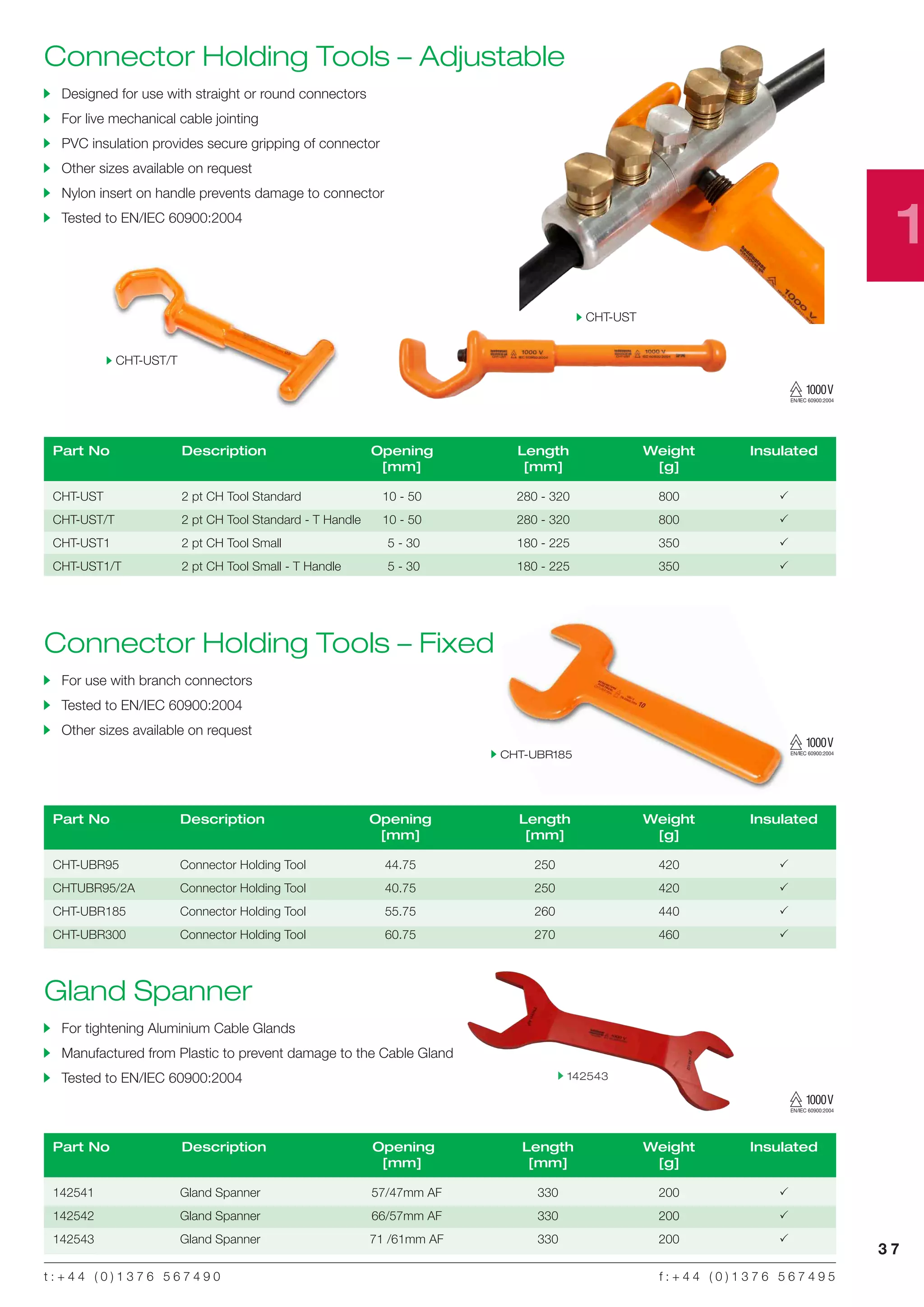 Boddingtons Cable Jointing Tools - Insulated Tools, Cable Preparation ...