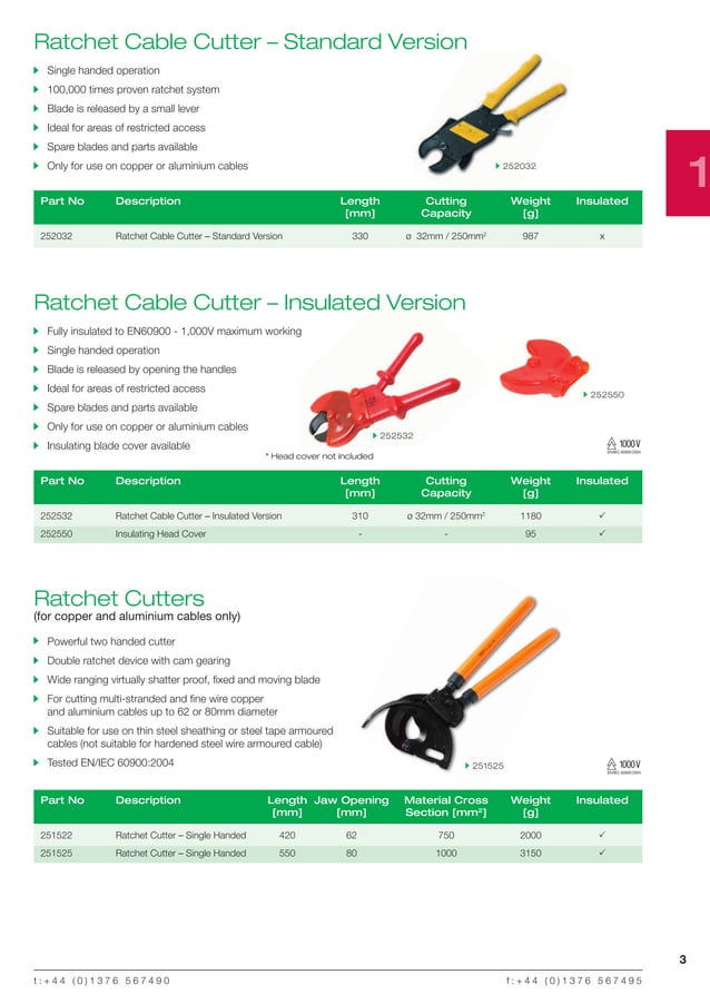 Boddingtons Cable Jointing Tools - Insulated Tools, Cable Preparation ...