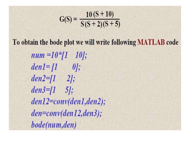 Understanding and Implementation the Bode Plot | PPT