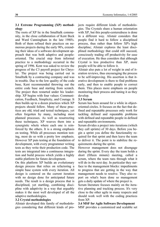 Agile - Agile Software Project Management Methodologies | PDF