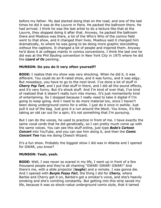 Mark Bode - Wizards, Lizards & Broads | PDF