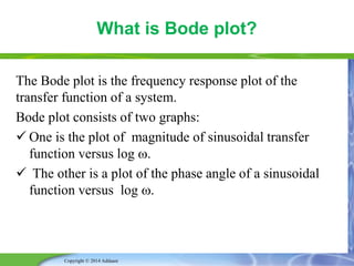 Bode diagram | PPTX