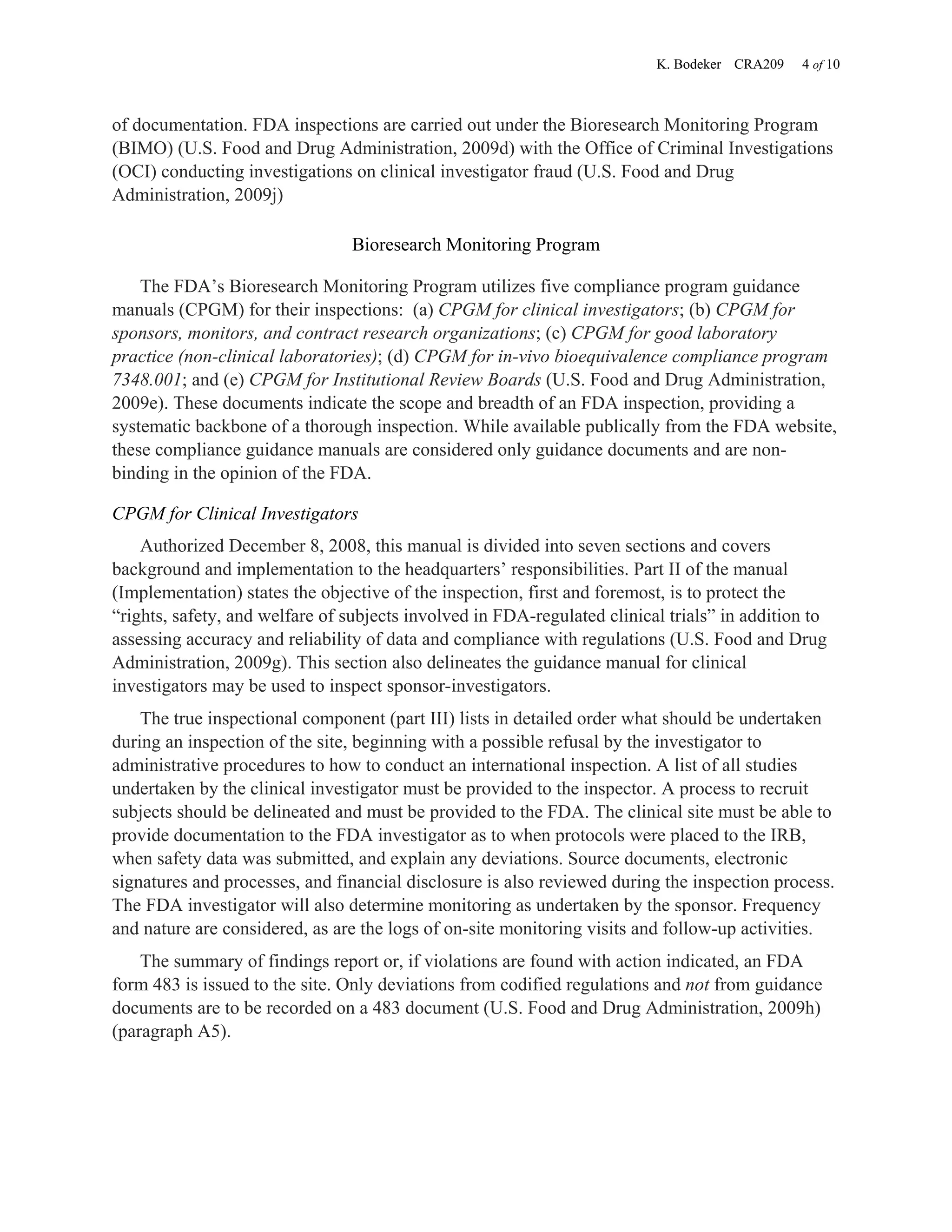 Clinical Trials Monitoring | PDF