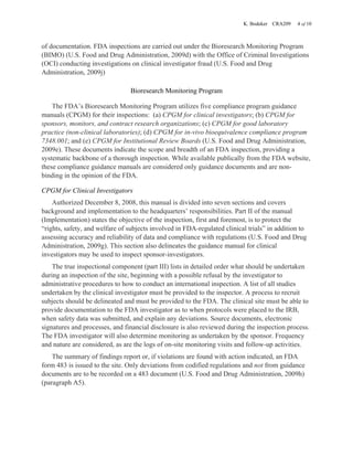 Clinical Trials Monitoring | PDF