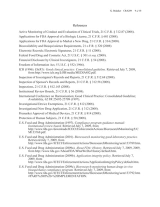 Clinical Trials Monitoring | PDF