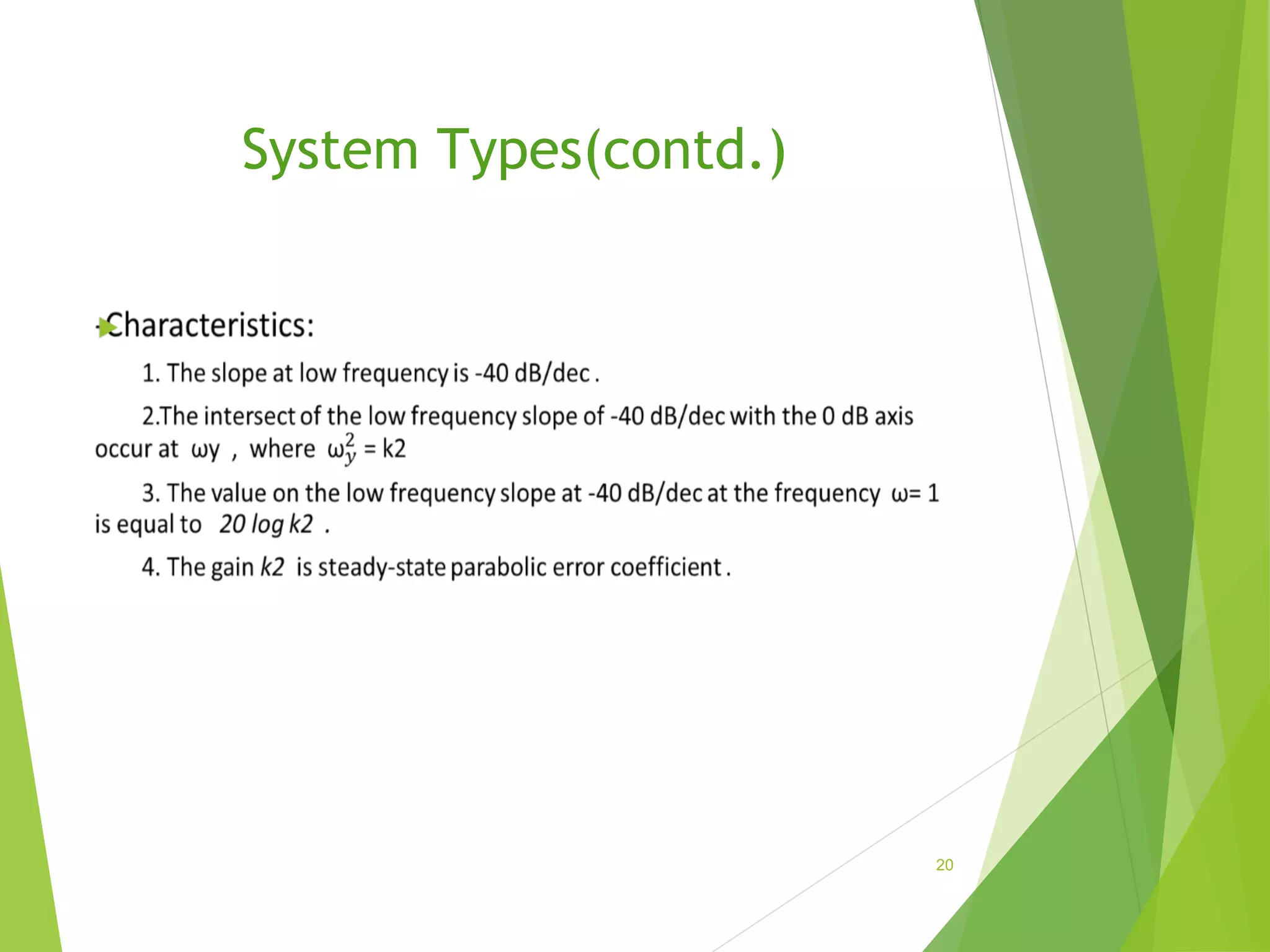 Bode plot & System type | PPT