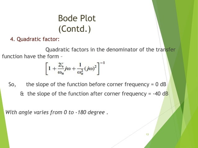 Bode plot & System type | PPT