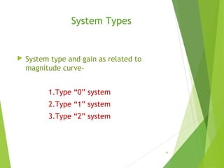 Bode plot & System type | PPT