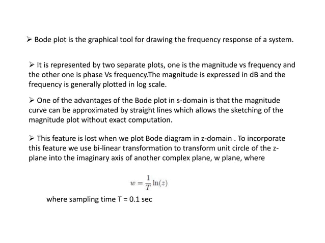 Bode plot | PPTX