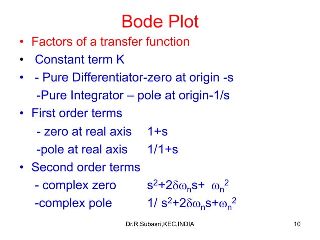 Bode plot | PPT