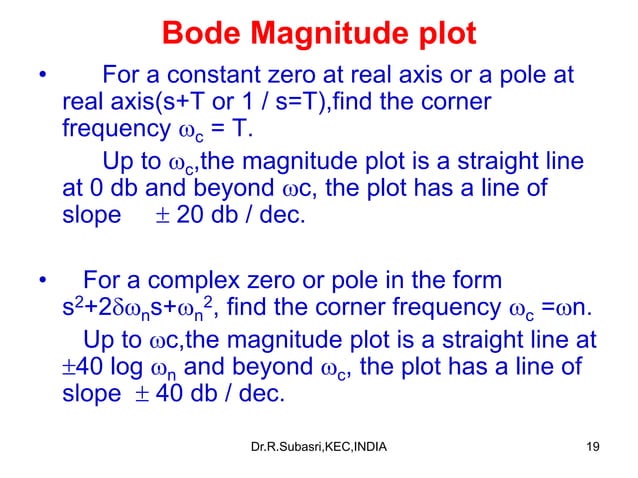 Bode plot | PPT