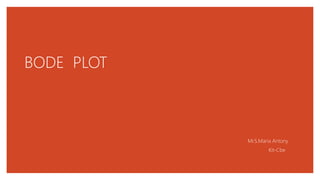 BODE PLOT.pptx | Physics | Science