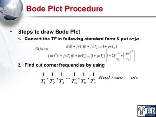 BODE PLOT FOR CLOSE LOOP CONTROL SYSTEMS | PPT
