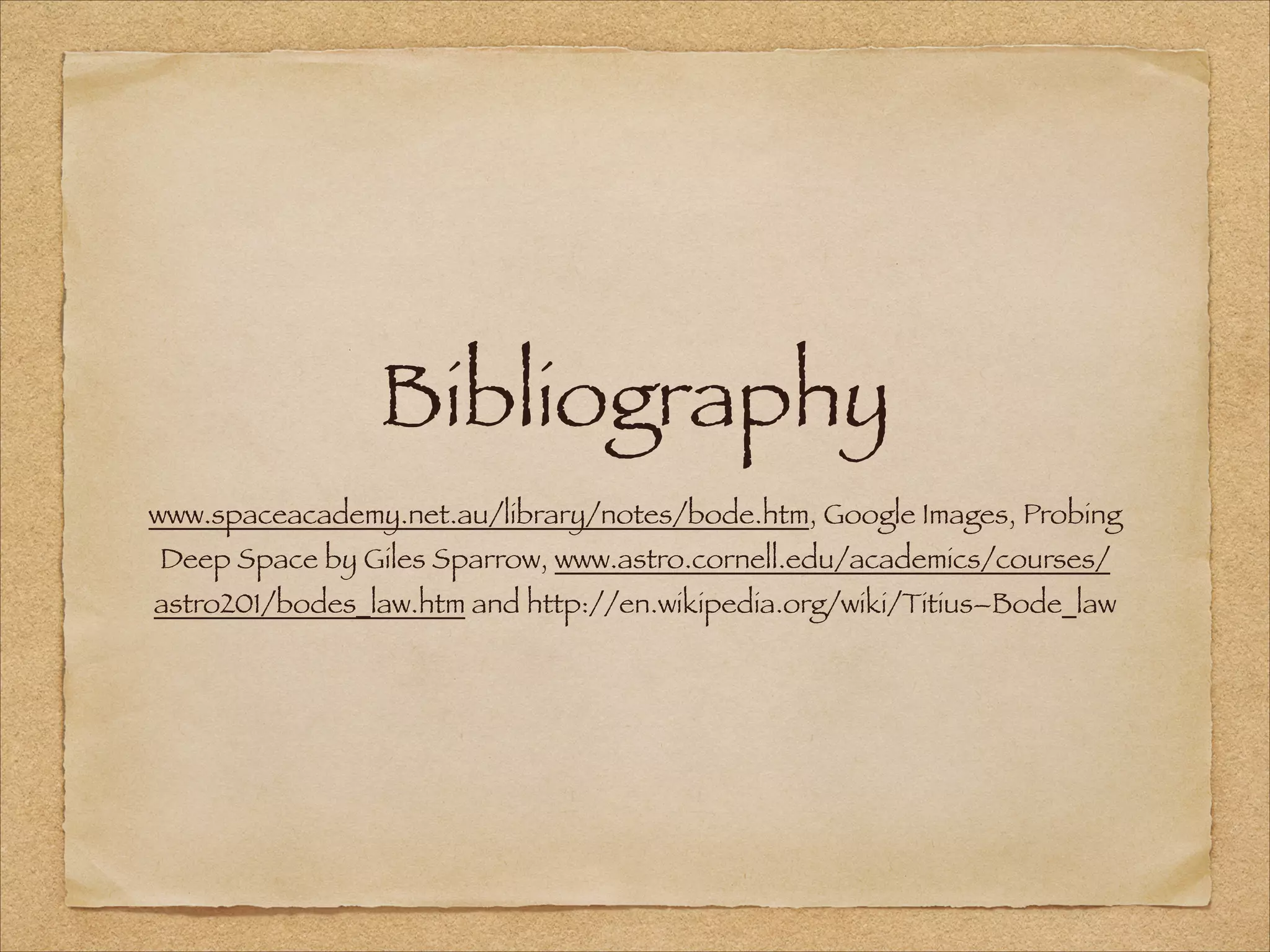 Bode's law | PDF