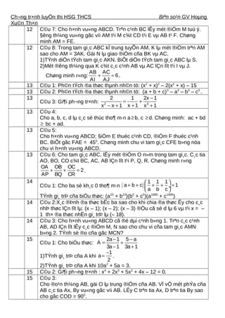 Bo de thi hsg (1) | PDF