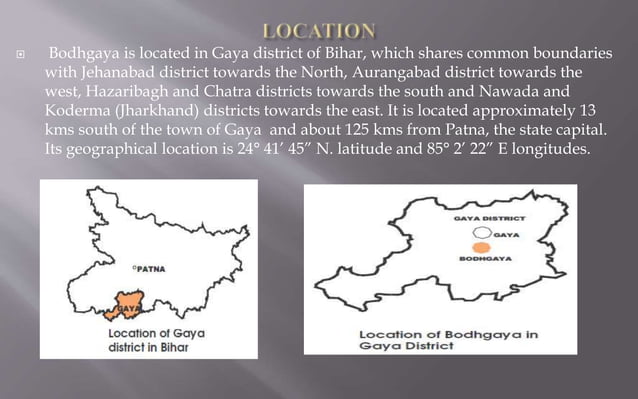 Study Of The Town Of Bodh Gaya | PPT