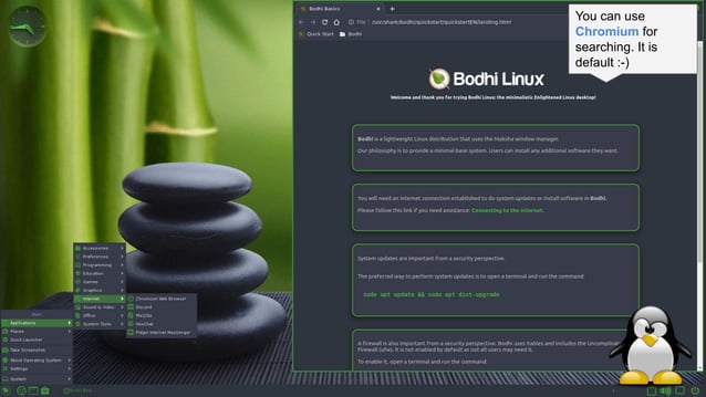 Bodhi Linux introduction. Lets see how it looks? | PPT
